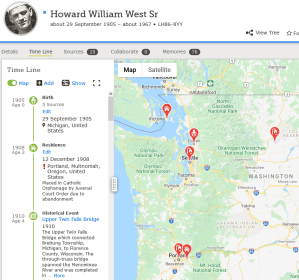 FamilySearch Adds New Map and Time Line Features | Lorelle in the Past Lane